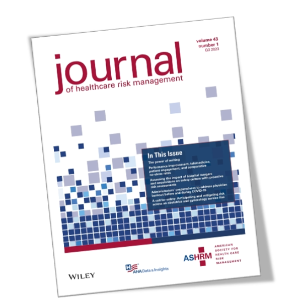 Journal Article: A Call for Safety: Anticipating and Mitigating Risk ...